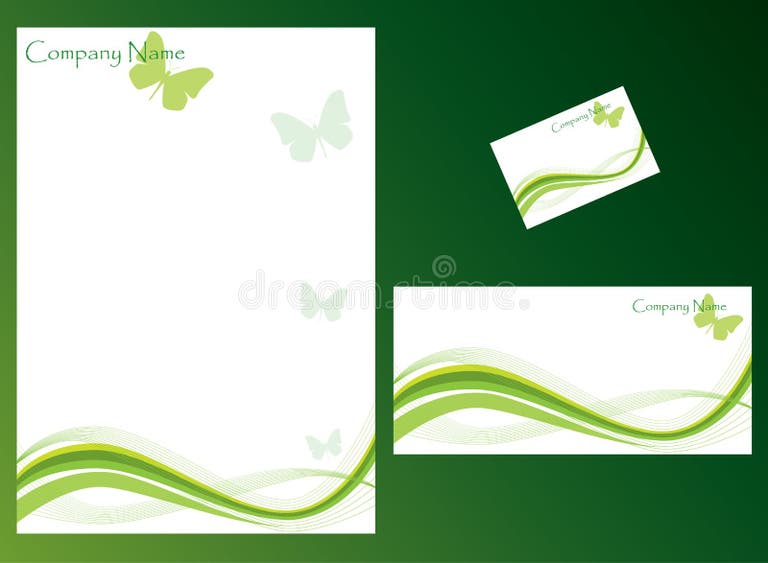 Stationery Set Letterhead Stock Illustrations – 10,747 Stationery Set ...