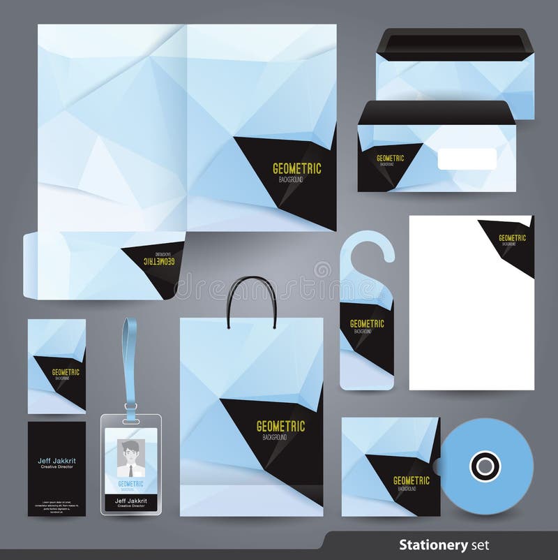 Stationery Set Design / Stationery Set Template. Stock Vector ...