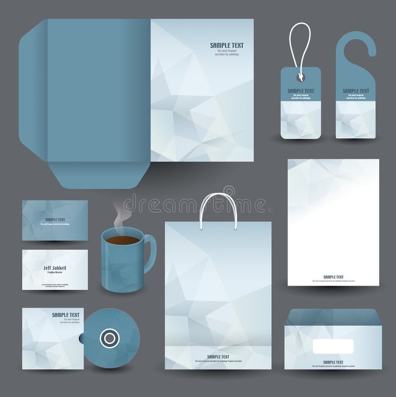 Stationery Set Design / Stationery Template. Stock Vector ...