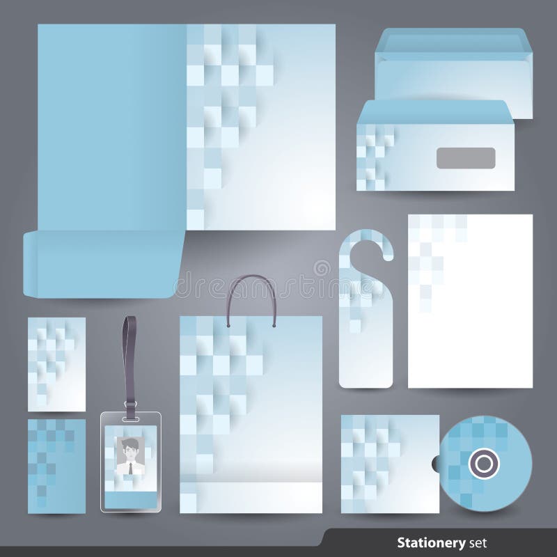 Stationery Set Design / Stationery Template. Stock Vector ...