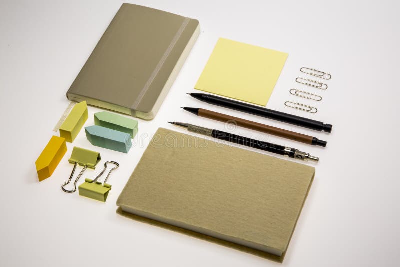 Stationery Set stock illustration. Illustration of education - 66721695