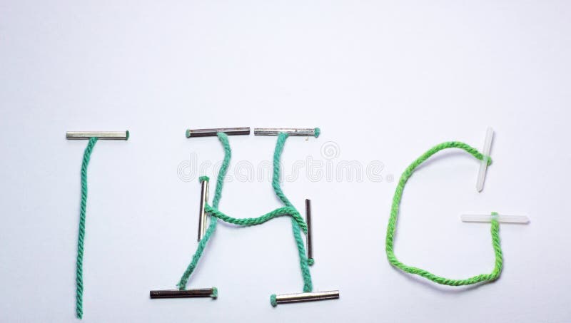 Stationery-treasury Tags or String Paper Fasteners. Stock Photo - Image ...