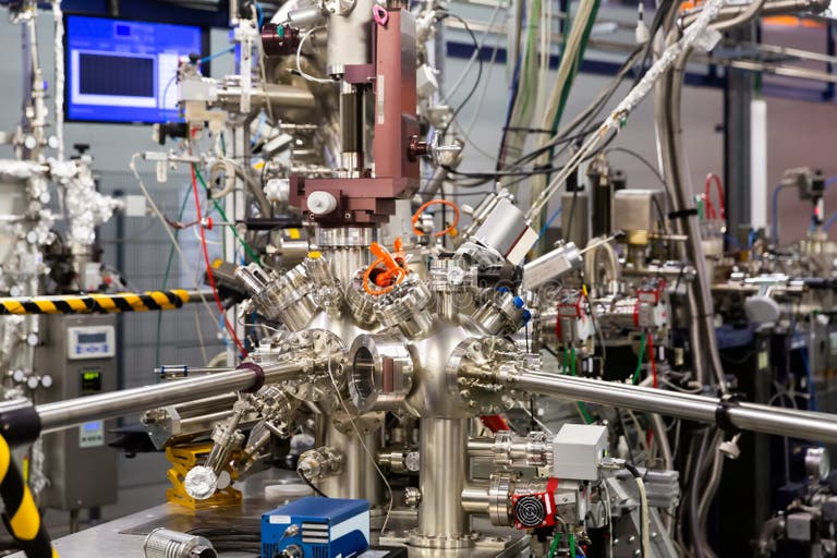 Stations in Experimental Laboratory Stock Image - Image of interior ...