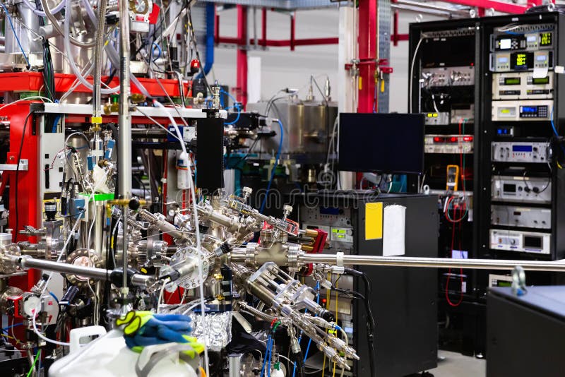 Experimental Stations in Scientific Research Center Stock Image - Image ...