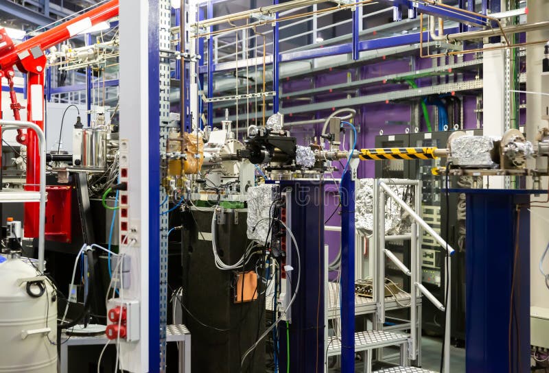 Experimental Stations in Scientific Research Center Stock Image - Image ...