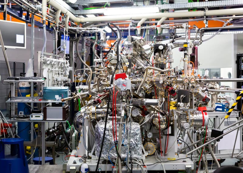 Stations in Experimental Laboratory Stock Image - Image of facility ...