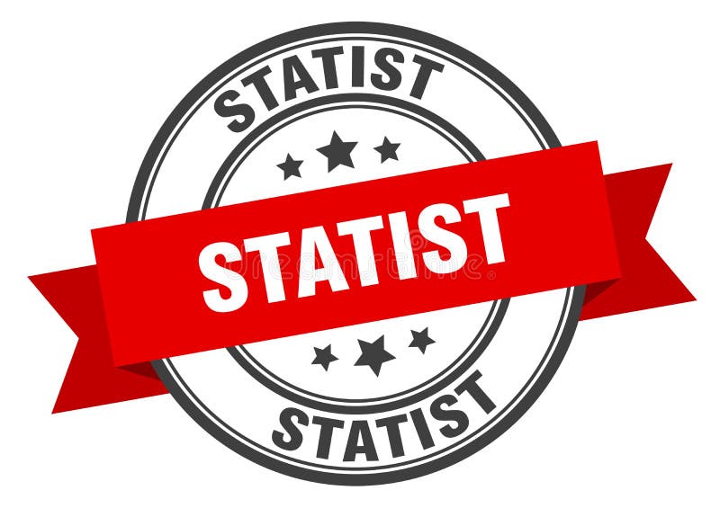Statist Label. Statist Round Band Sign Stock Vector - Illustration of ...