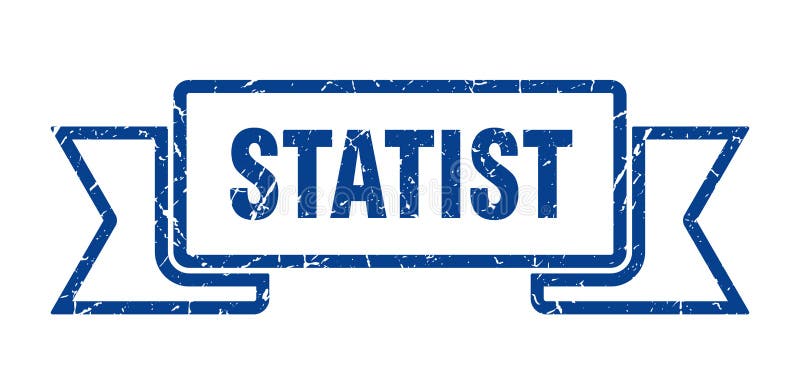 Statist ribbon. stock vector. Illustration of vector - 189694816