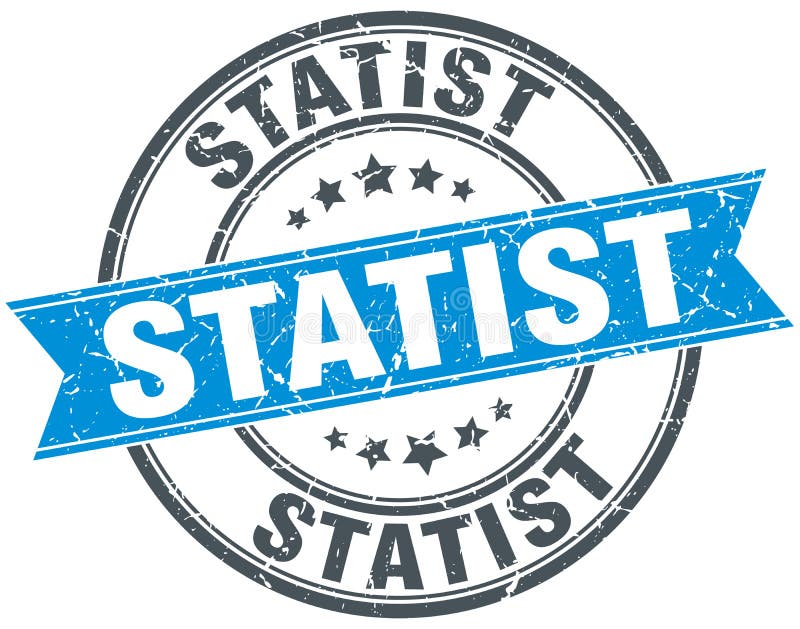 Statist round grunge stamp stock vector. Illustration of retro - 94467880