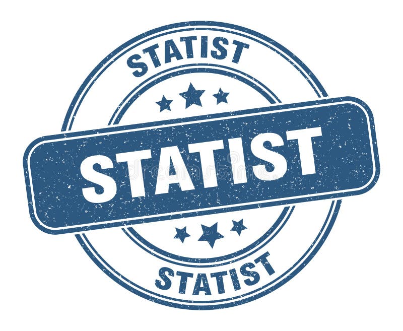 Statist Stamp. Statist Round Grunge Sign Stock Vector - Illustration of ...