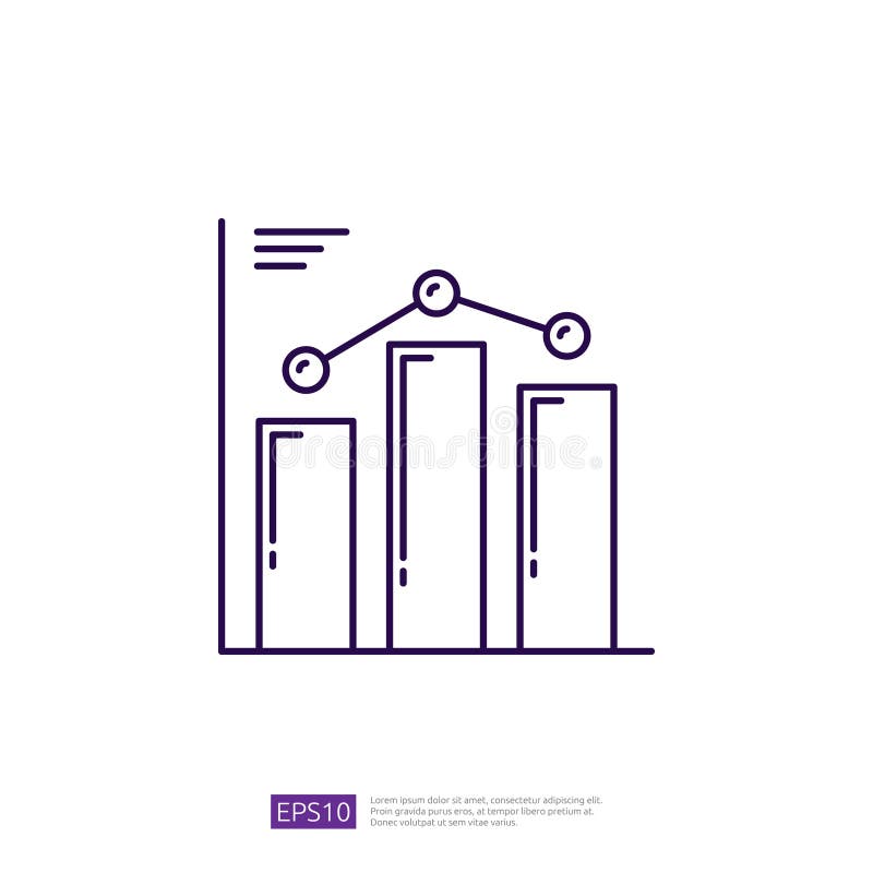 Statistic Diagram. Bar Chart and Graph Outline Icon Stock Vector ... Statistic Diagram. Bar Chart and Graph Outline Icon Stock Vector ...