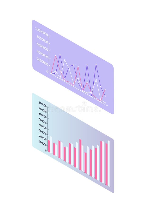 Infographics with Statistics and Numerical Data Stock Vector ...