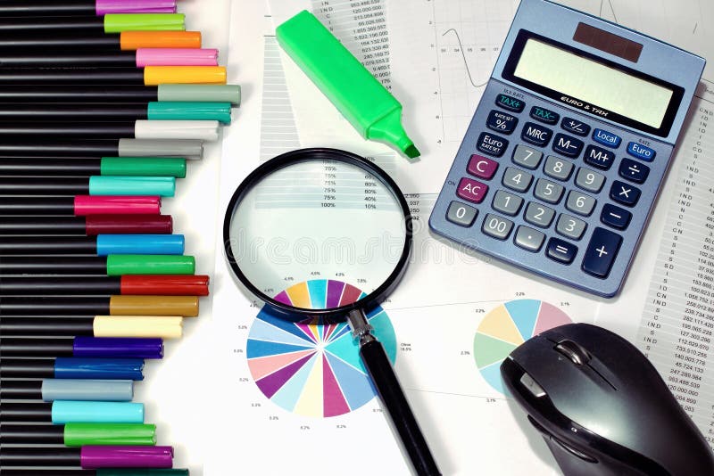 Statistical analysis tools stock image. Image of calculator - 23401769