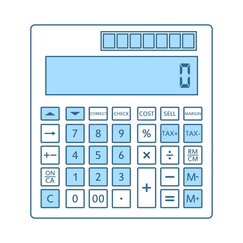 Statistical Calculator Icon Stock Vector - Illustration of analitics ...