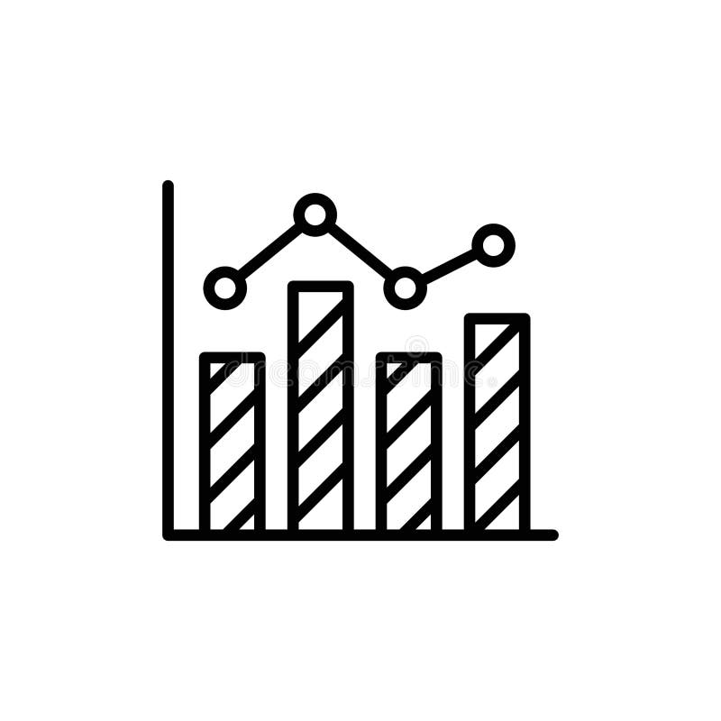 Statistical Chart Icon Ideal for Data Analysis and Reports Stock ...