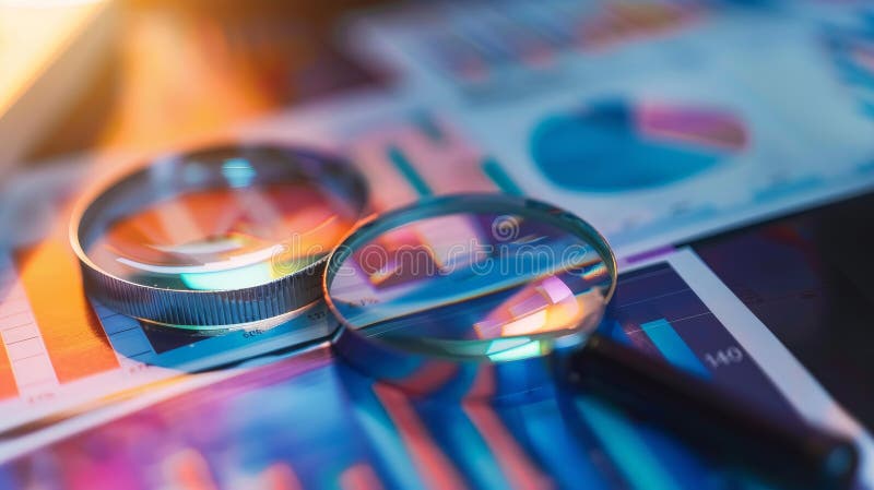 Statistical Data Analysis and Growth Chart Insights Stock Illustration ...