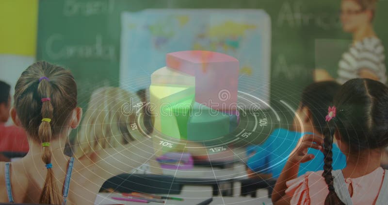 Statistical Data Processing Against Caucasian Female Teacher Teaching ...