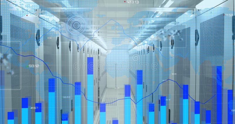 Statistical Data Processing and Round Scanners Over World Map Against ... Statistical Data Processing and Round Scanners Over World Map Against ...