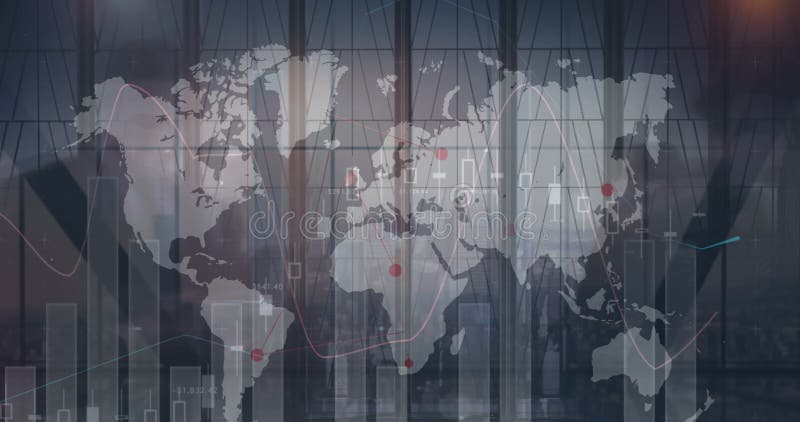 Statistical Data Processing and World Map Over Time-lapse of People ...