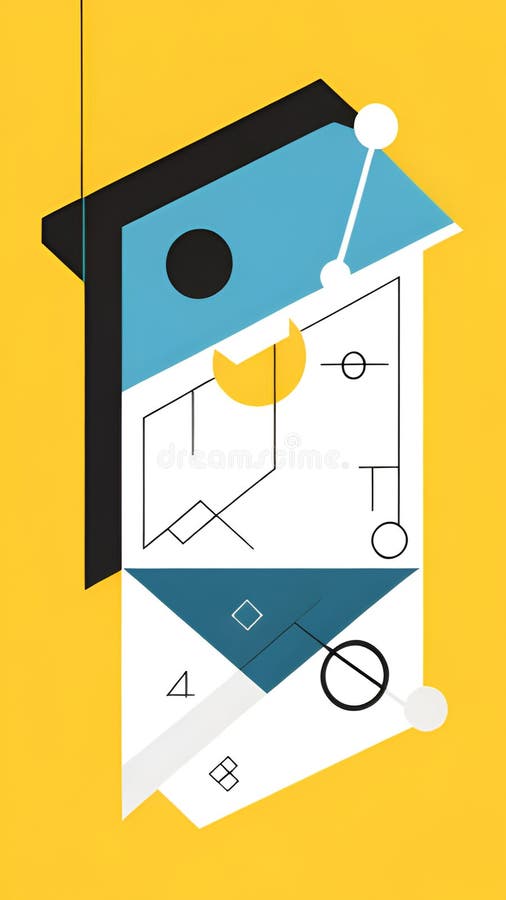 Abstract Thinking Background Scientific Drawings Mathematics Geometric ...