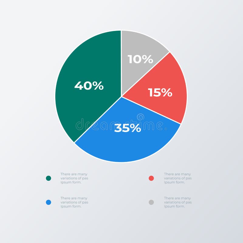 Statistical Pie Chart Diagram Infographic Template Design. Business ...