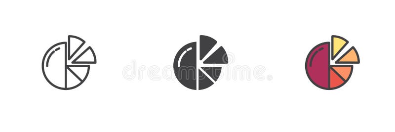 Statistical Pie Chart Different Style Icon Set Stock Vector ... Statistical Pie Chart Different Style Icon Set Stock Vector ...
