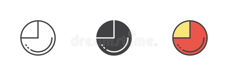 Statistical Pie Chart Different Style Icon Set Stock Illustration ... Statistical Pie Chart Different Style Icon Set Stock Illustration ...