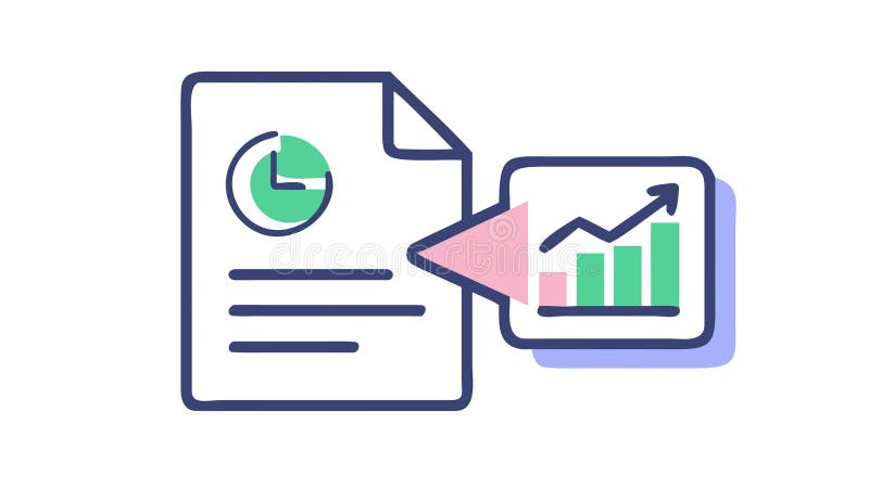 Document Statistical Icon Stock Illustrations – 1,584 Document ...