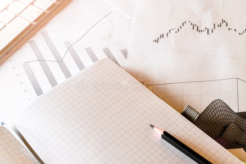 Statistical Reports. Financial Data Documents Charts Graphs Diagrams on ...