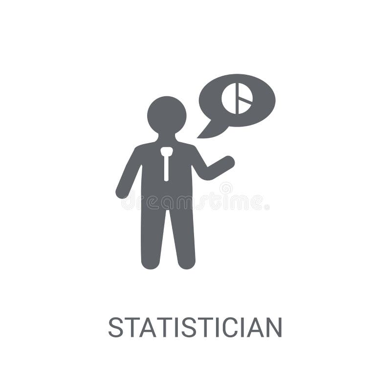 Statistician Icon. Trendy Statistician Logo Concept on White Background ...
