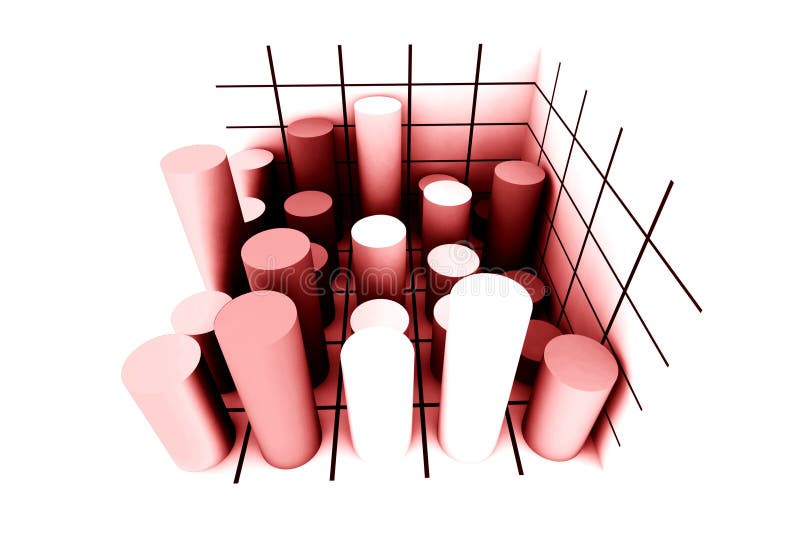 Statistics - 3d Isolated On White Picture. Image: 7751839