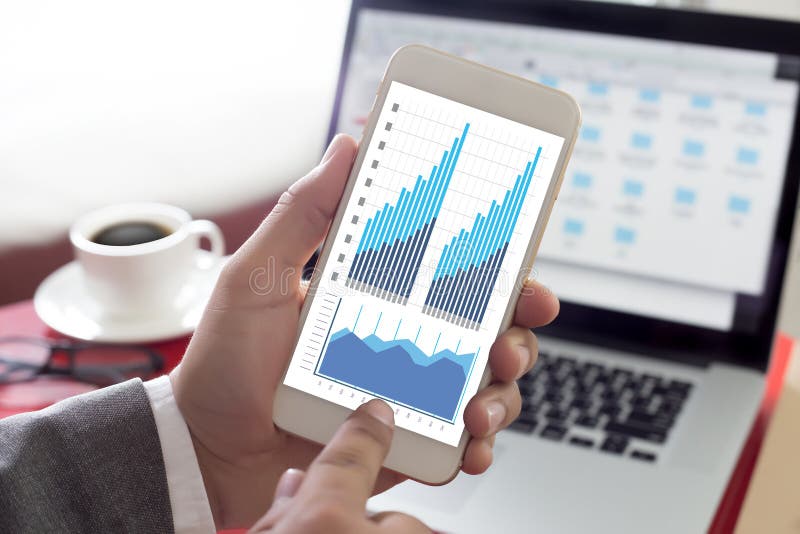 Statistics Analysis Business Data Diagram Growth Increase Market Stock ...