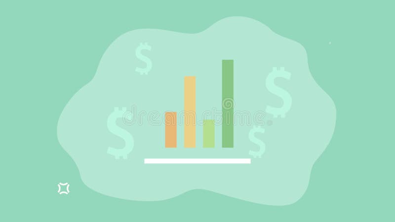 Statistics Bars Infographic Data Animation Stock Video - Video of ...