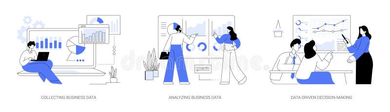 Statistics for Business Abstract Concept Vector Illustrations. Stock ...