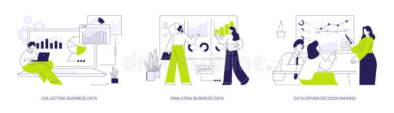 Statistics for Business Abstract Concept Vector Illustrations. Stock ...