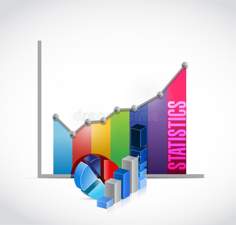 Statistics Business Graph Illustration Stock Illustration ...