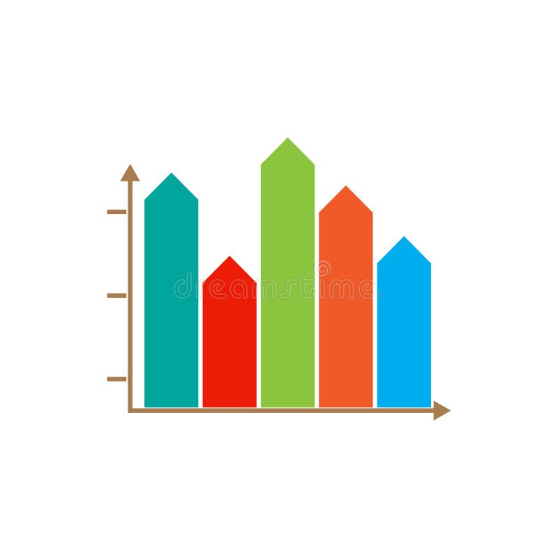 Statistics Business Stylized Logos and Element Symbol Stock Vector ...
