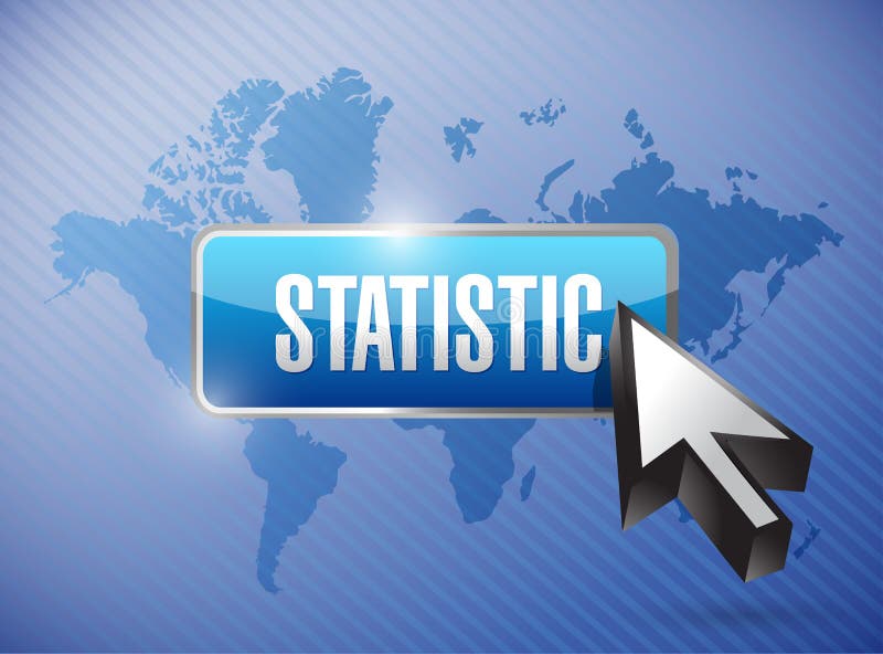 Statistics Button Illustration Design Stock Illustration - Illustration ...