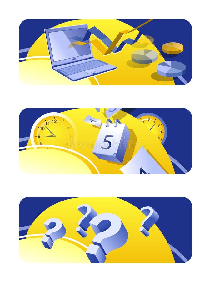 Statistics Calendar Question-answe Stock Illustration - Illustration of ...