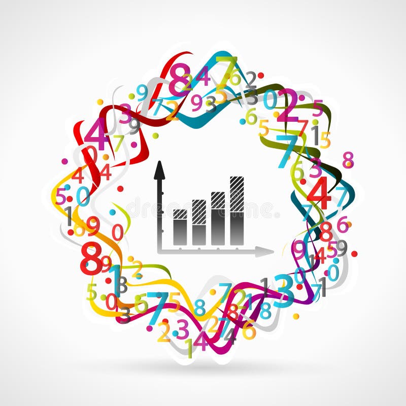 Statistics with Silhouettes Stock Vector - Illustration of enterprise ...