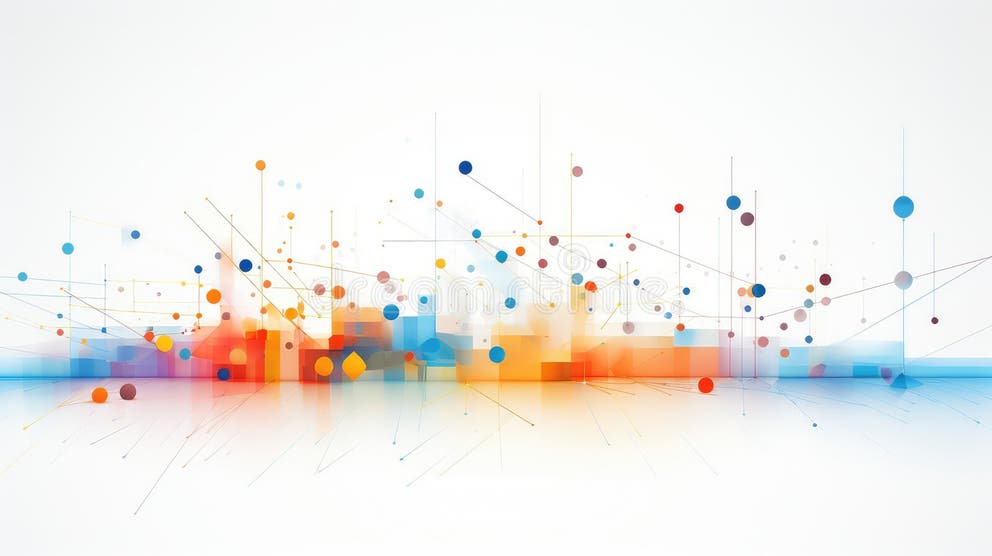 Statistics data on white stock illustration. Illustration of scatter ...