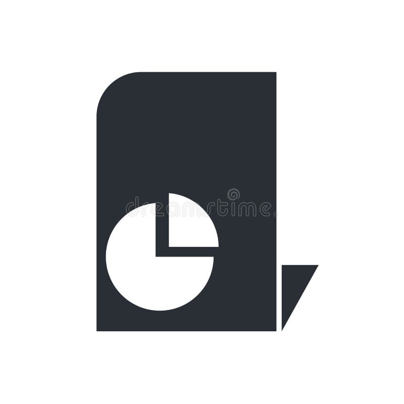 Statistics File Icon in Trendy Design Style. Statistics File Icon ...