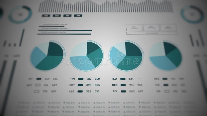 Financial Market Analysis on a Monitor Stock Footage - Video of ...