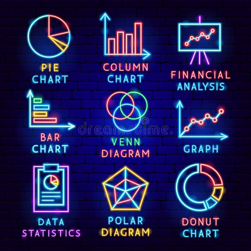 Statistics Graph Label Set stock illustration. Illustration of diagram ...