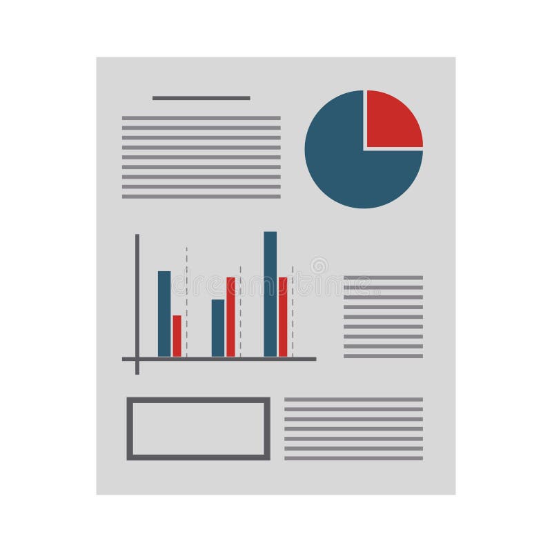 Statistics graph sheet stock vector. Illustration of math - 133808620