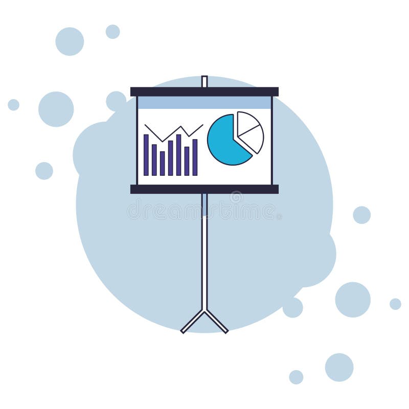 Statistics graphic cartoon stock vector. Illustration of internet ...