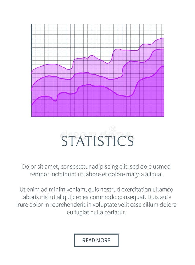 Statistics Growing Chart, Vector Illustration Stock Vector ...