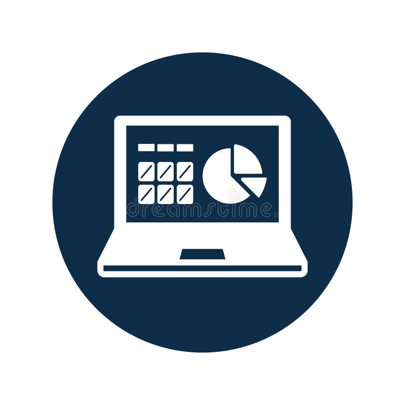 Statistics Icon, Analytics, Charts, Deep Blue Color , Diagram, Graph ...