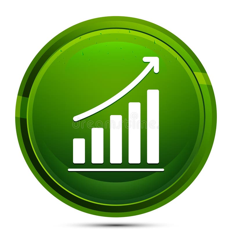 Statistics Green Round Button Stock Illustrations – 402 Statistics ...