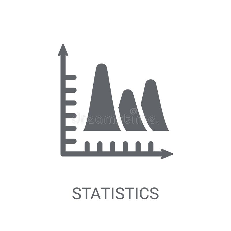 Statistics Icon. Trendy Statistics Logo Concept on White Background ...